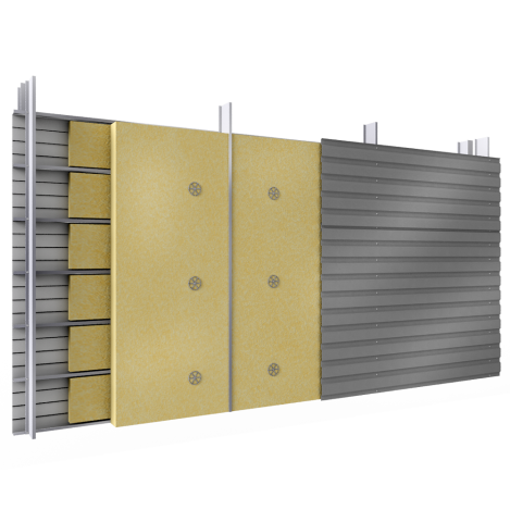 Bardage simple ou multi-peau – Enveloppe metallique